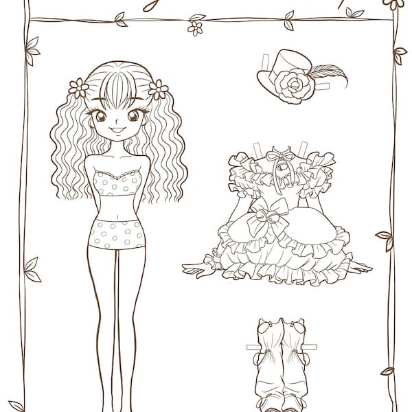 Anime Dress up Doll - Etsy