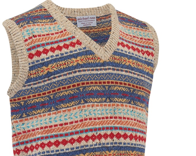 Fisherman Fair Isle Slip Over 0099-2747-F02 Donegal Yarn - Etsy