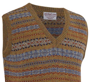Crest Fair Isle slip over 0012 2747 F50 Nvy | Etsy