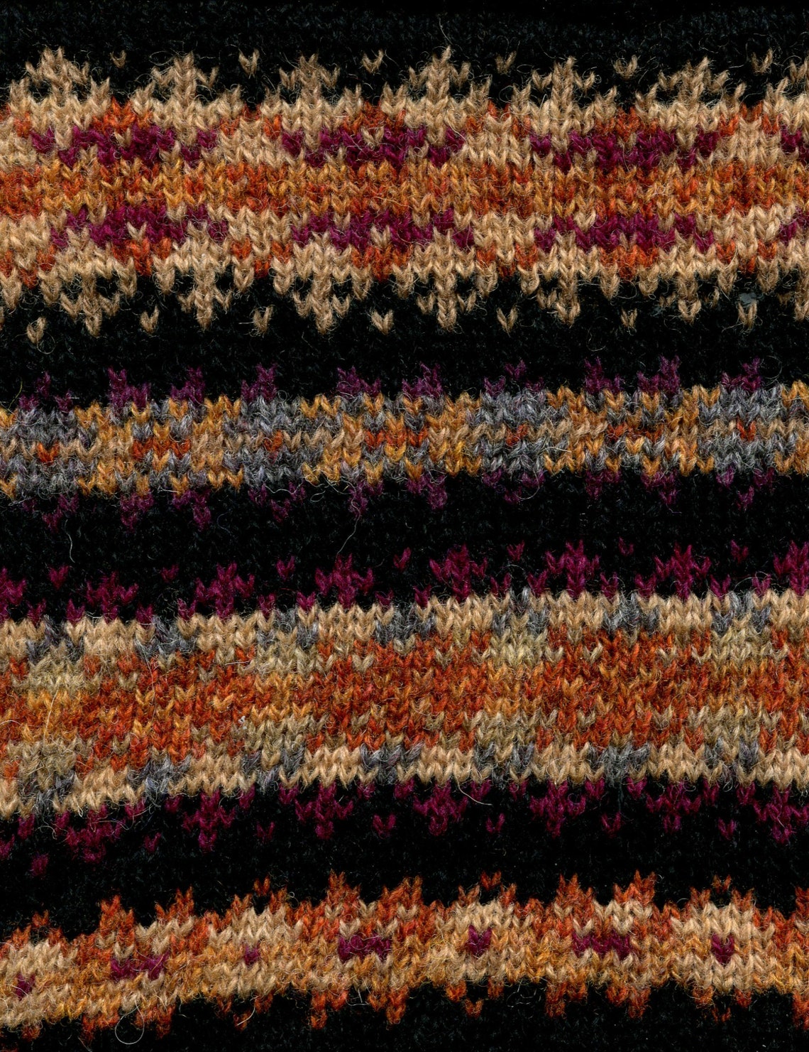 Country Fair Isle Slip Over 0090-2747-F31 BLACK | Etsy