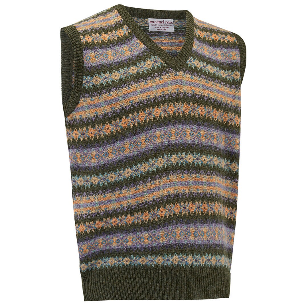 Country Fair Isle Slip Over 0090-2747-F32 BLACK - Etsy