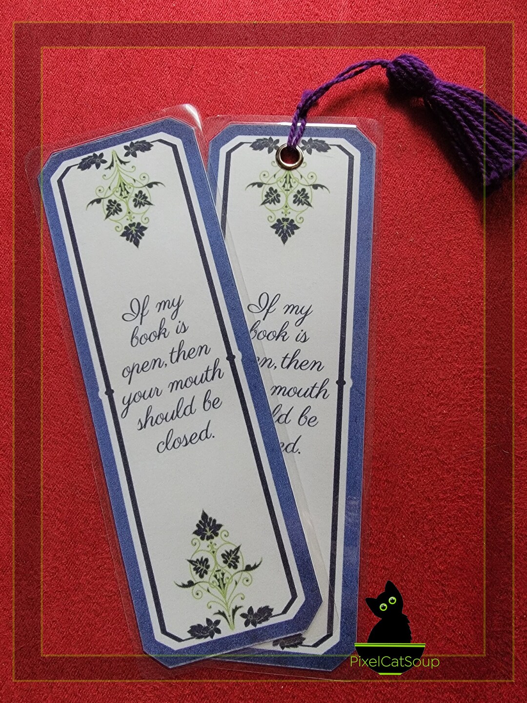 A Slightly Snarky Bookmark Laminated, Single-sided, Vintage Design - Etsy