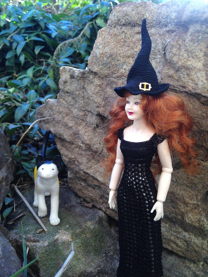 Dollhouse Miniature Witch Hat For Dollhouse Doll Etsy