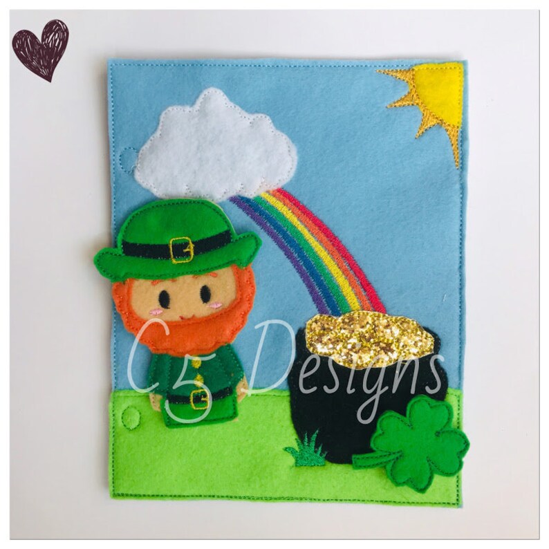 ITH Digital Embroidery Design St. Patrick's Day Finger | Etsy