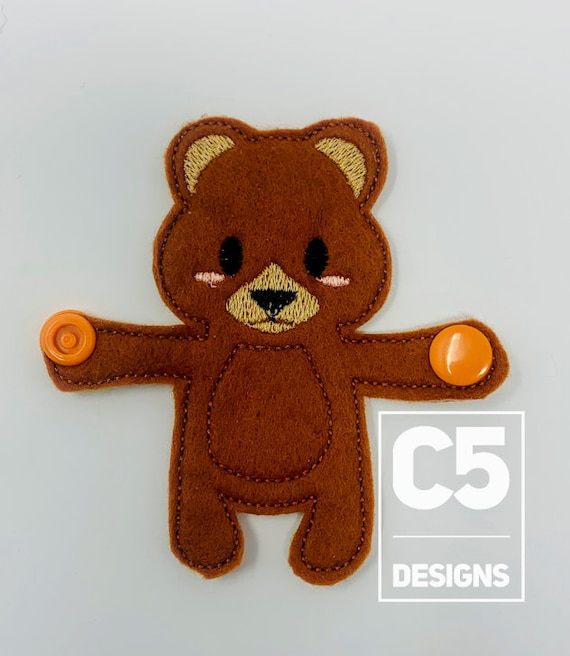 ITH Digital Embroidery Design Teddy Bear Hugger 4X4 Hoop - Etsy