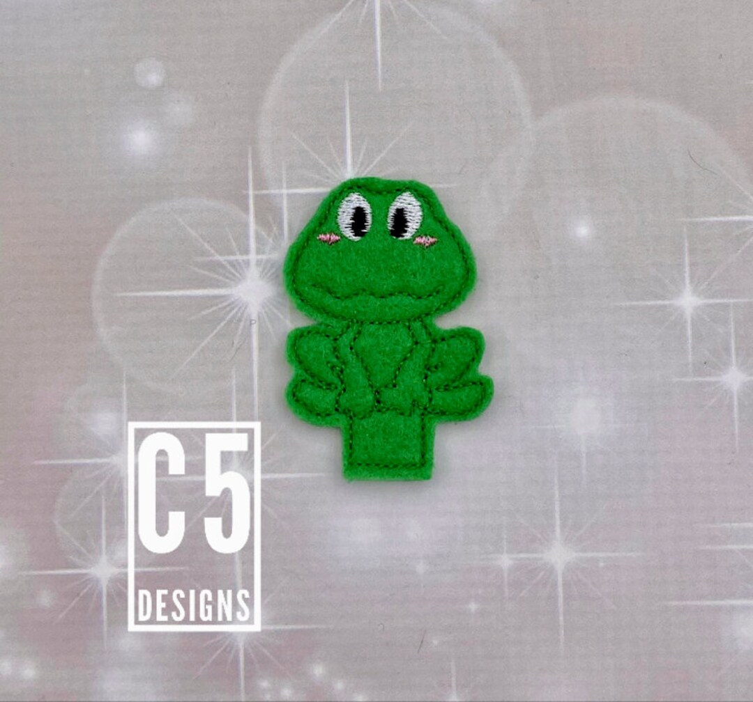 ITH Digital Embroidery Design - Frog Pencil Topper - 4X4 Hoop and ...