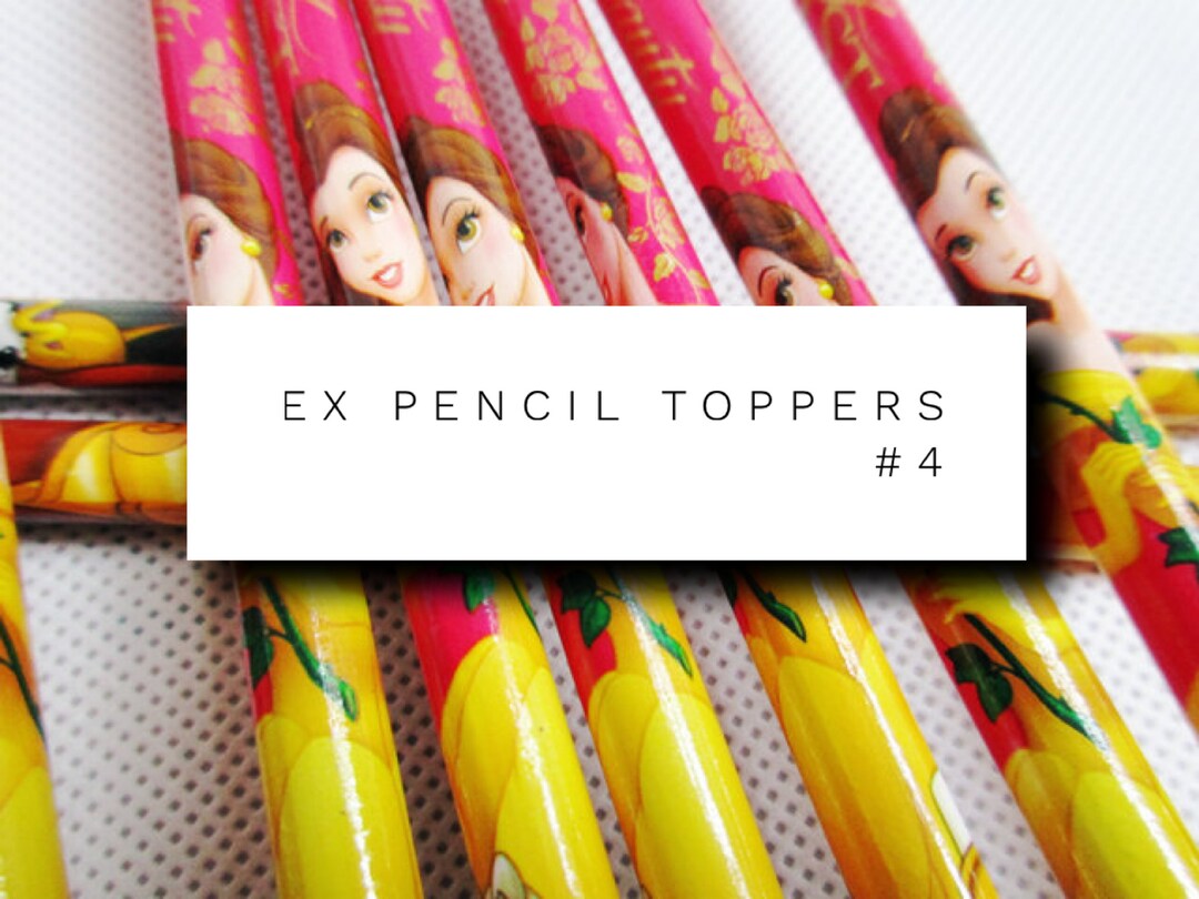ITH Digital Embroidery Design - EX Pencil Topper Set # 4 - 4X4 Hoop and ...