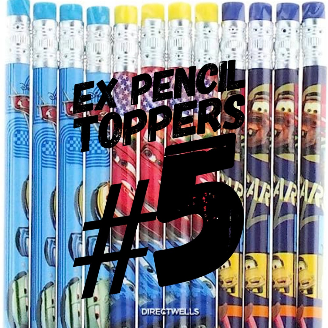 ITH Digital Embroidery Design - EX Pencil Topper Set # 5 - 4X4 Hoop and ...