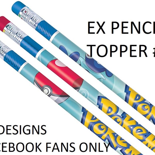 Pencil Topper - Etsy
