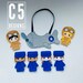ITH Digital Embroidery Design - Air Force Finger Puppet Set - 4X4 Hoops ...