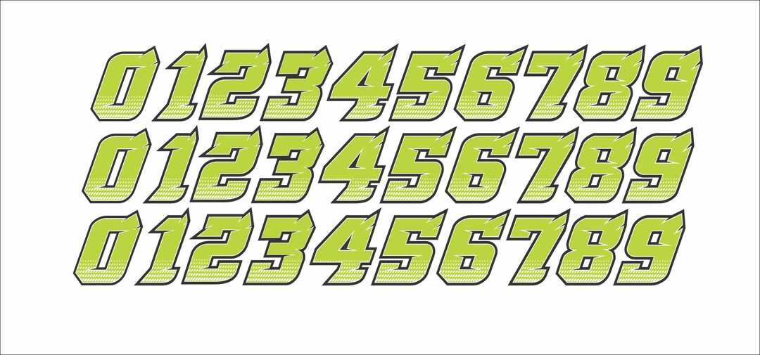Light Green Black Point Design Youth Helmet Numbers Sports Baseball ...
