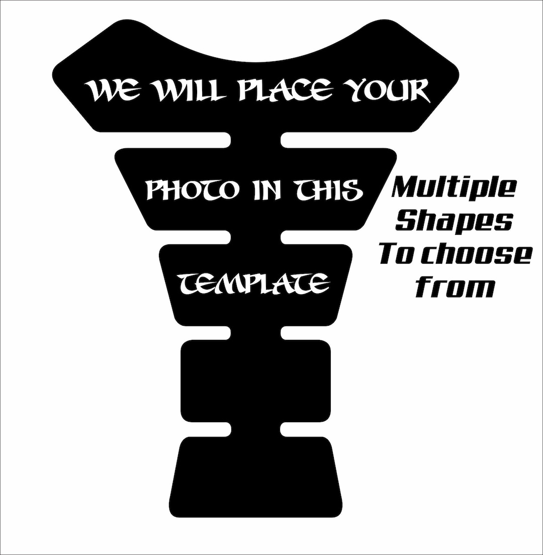 Custom Photo Picture Insert Motorcycle Tank Pad Protectorsportbike for ...
