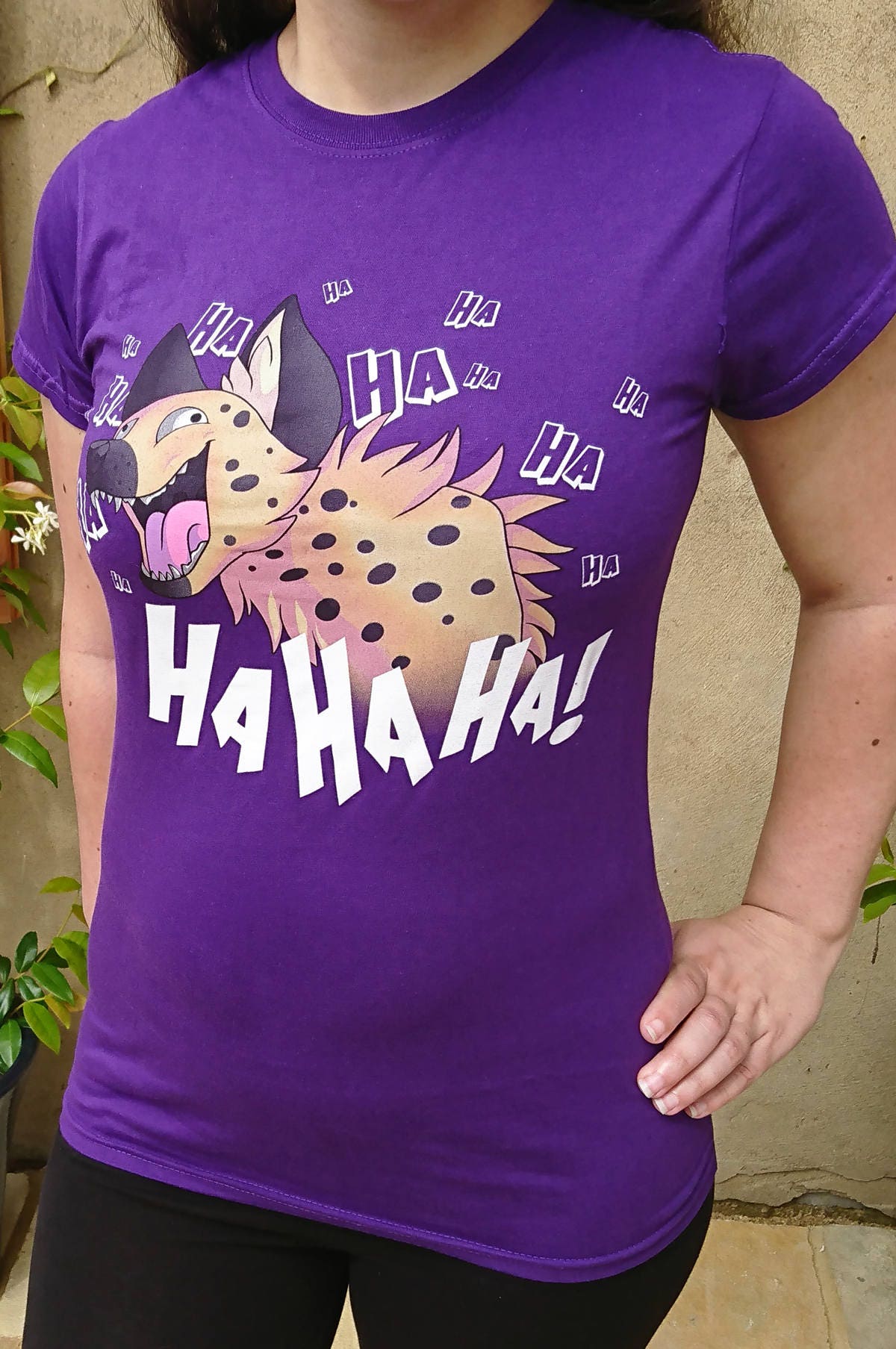 Ladies Fitted Hyper Hyena Tee - Etsy