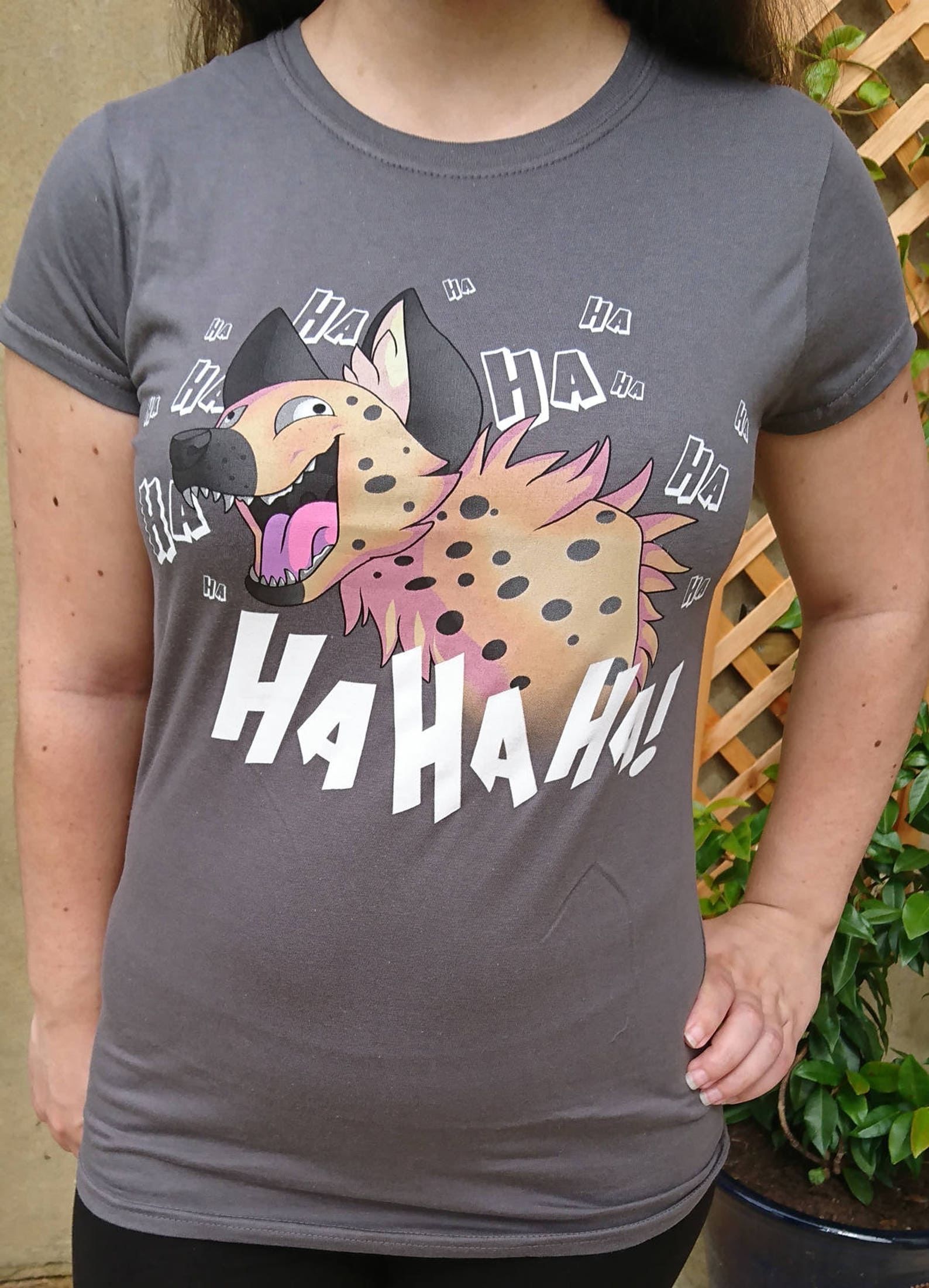 Ladies Fitted Hyper Hyena Tee - Etsy