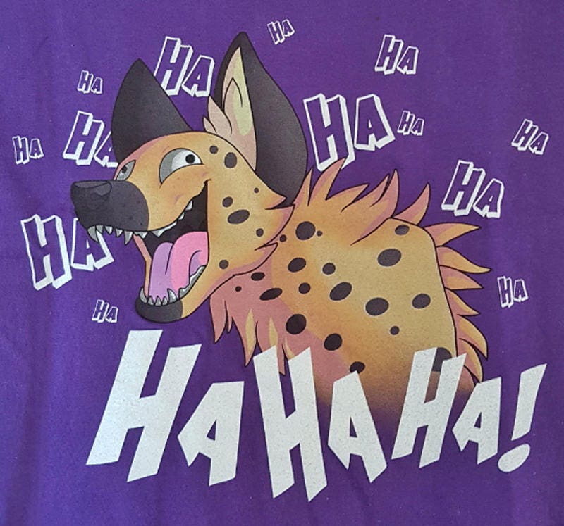 Ladies Fitted Hyper Hyena Tee - Etsy