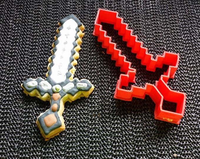 Minecraft Sword Cookie Cutter - Etsy