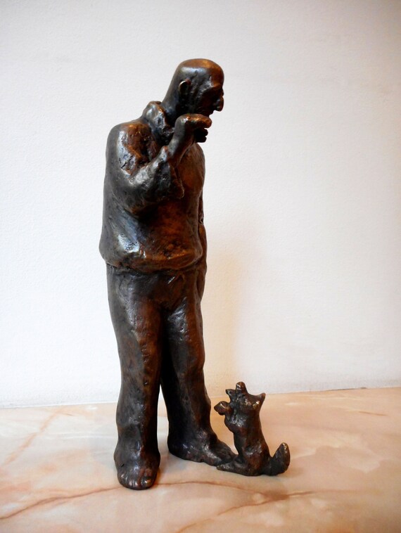 Realistic Bronze Sculpturehand Made Bronze Statue of a - Etsy