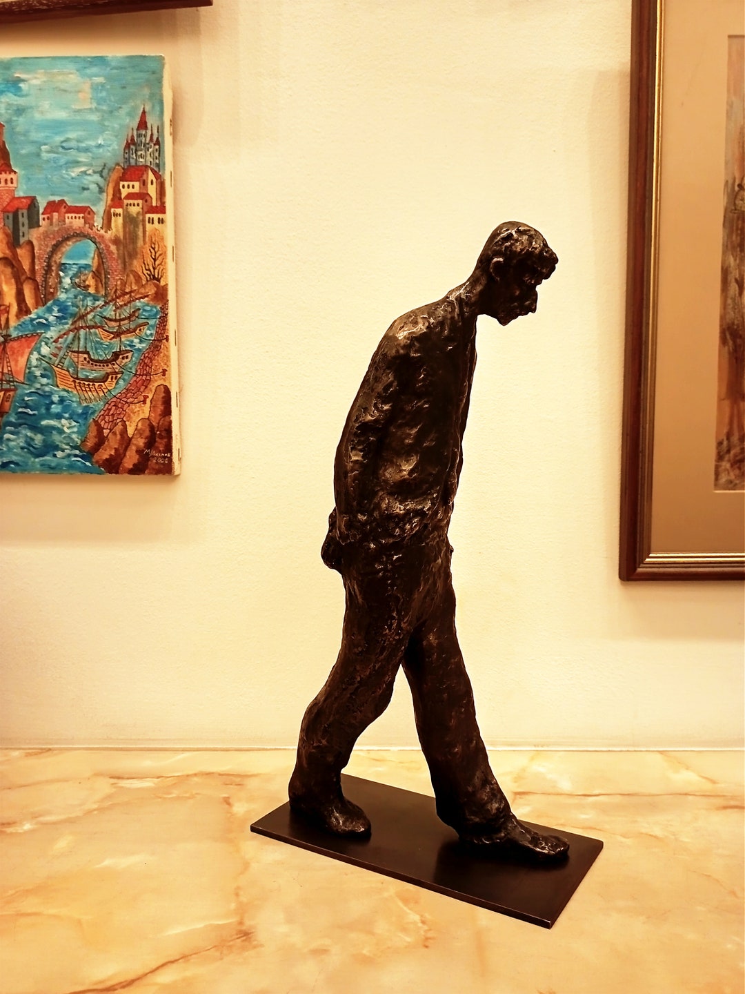 Realistic Art Statue, Bronze Sculpture of ,limited Edition,small ...