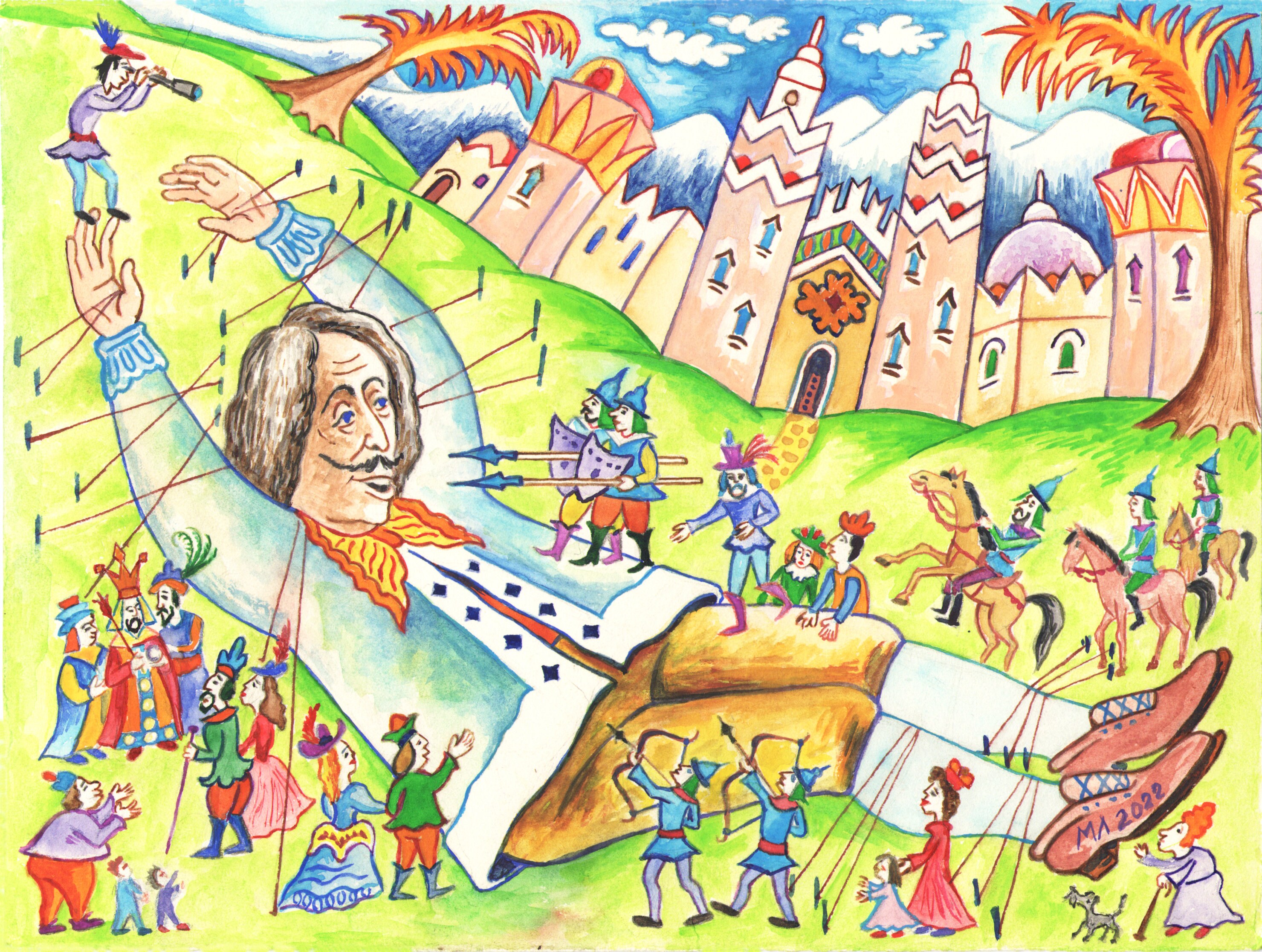 Humorous Illustration of the Book "gulliver's Travels" - Etsy