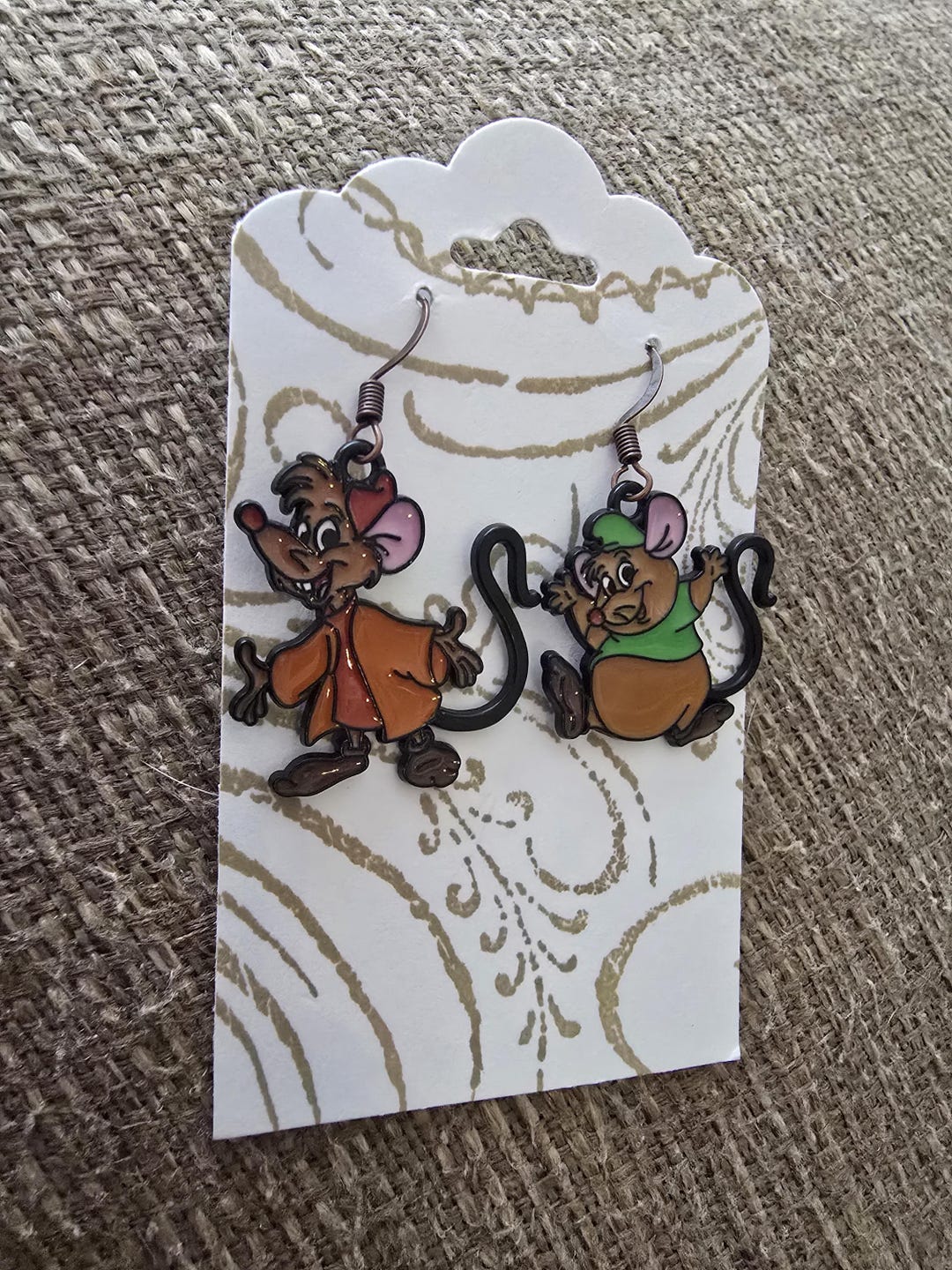 Mouse Charm Earrings: Princess Helpers - Etsy