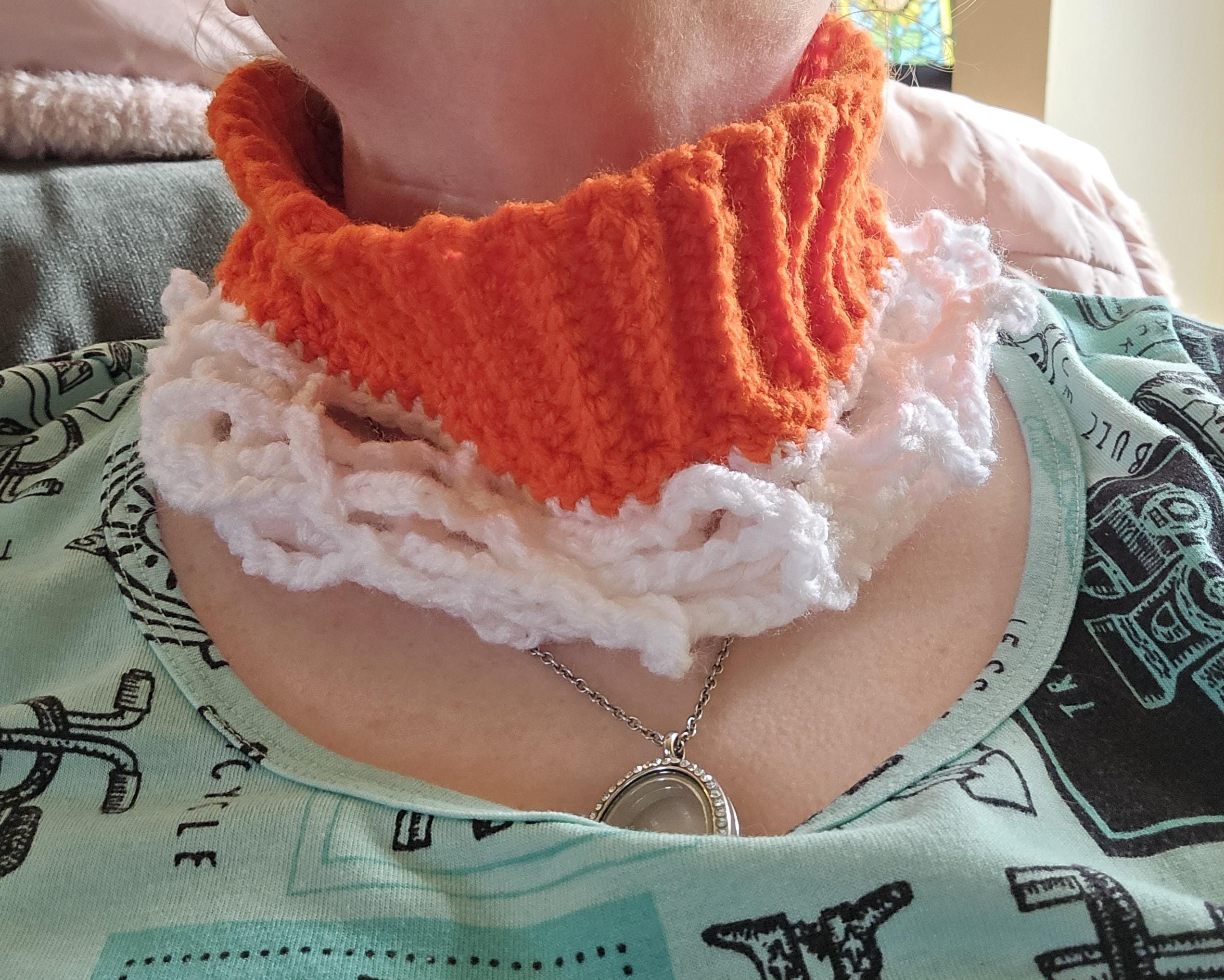 Hand-crocheted Basketball Net Hat: Orange & White Fan Gear - Etsy