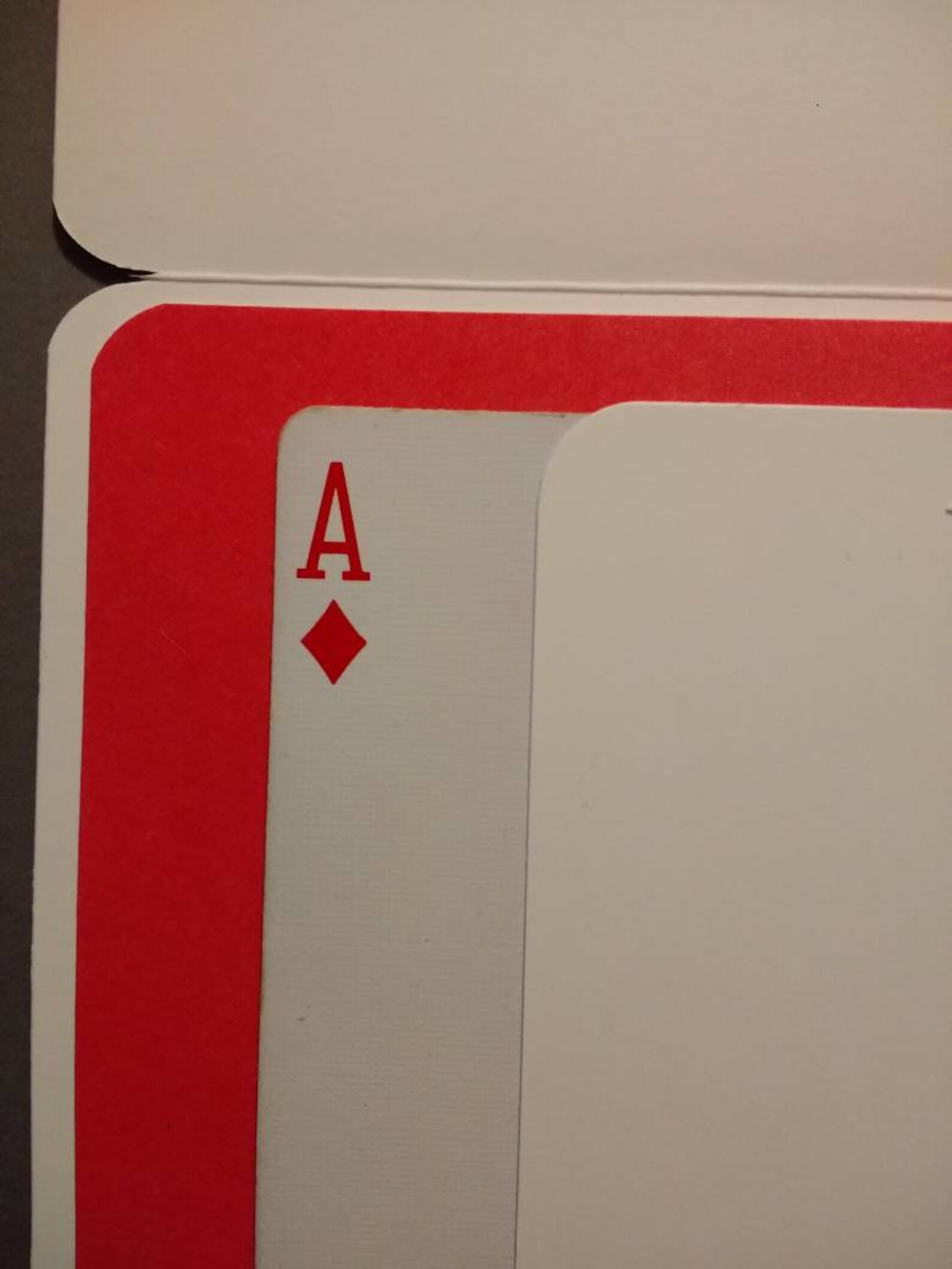Playing Card / Birthday Card / Ace / Deck of Cards / Red / - Etsy