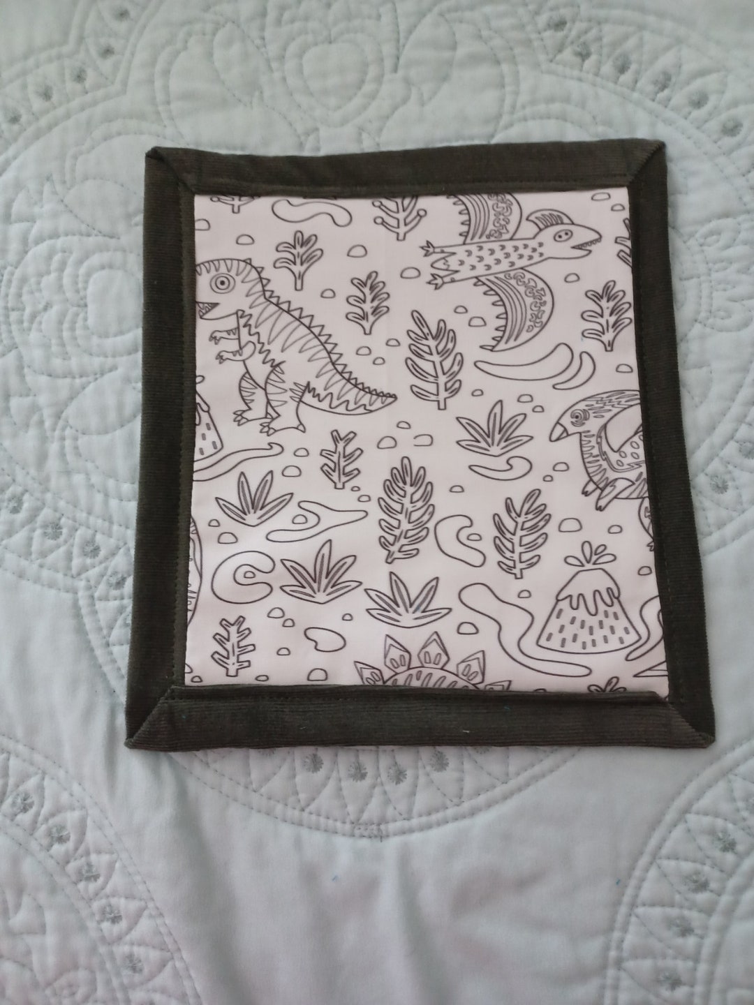 Washable Coloring Page / Cotton / Fabric / Washable / Fabric / Eco ...