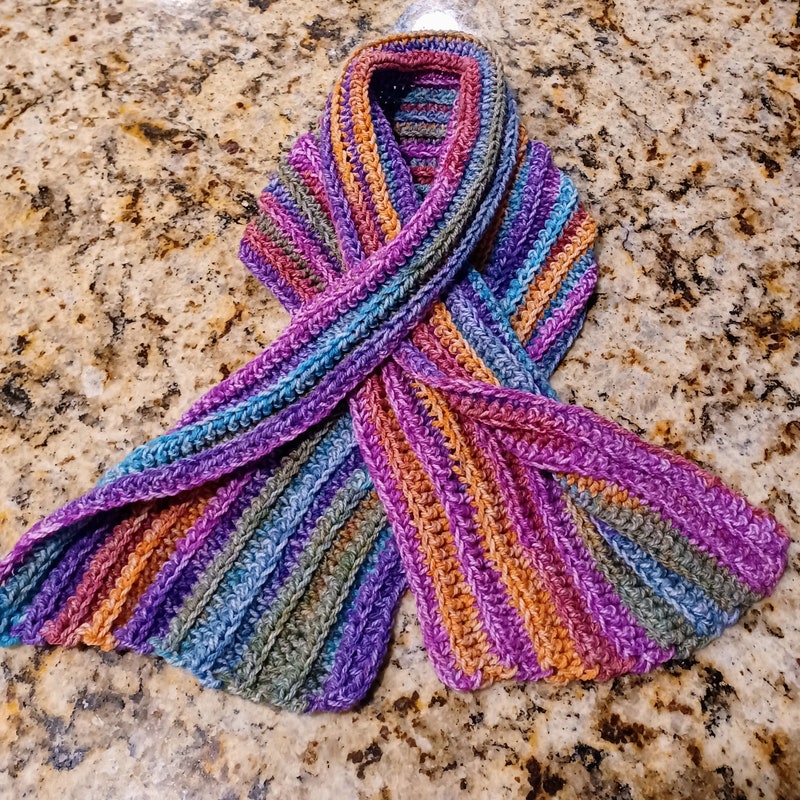 Pink Pull Through Scarf - Etsy