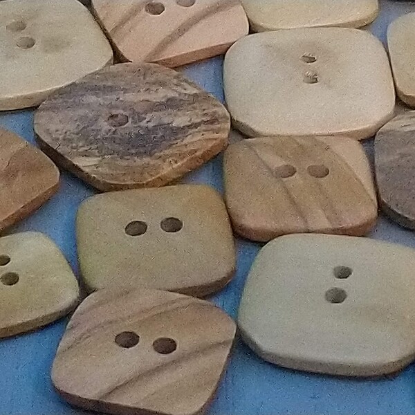 Wood Buttons - Etsy