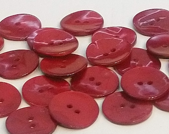 Red Buttons | Etsy