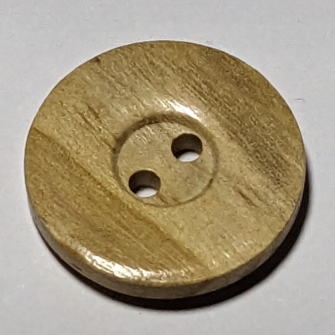 Round Natural Wooden 2 Hole Buttons 20mm, 25mm or 28mm - Etsy