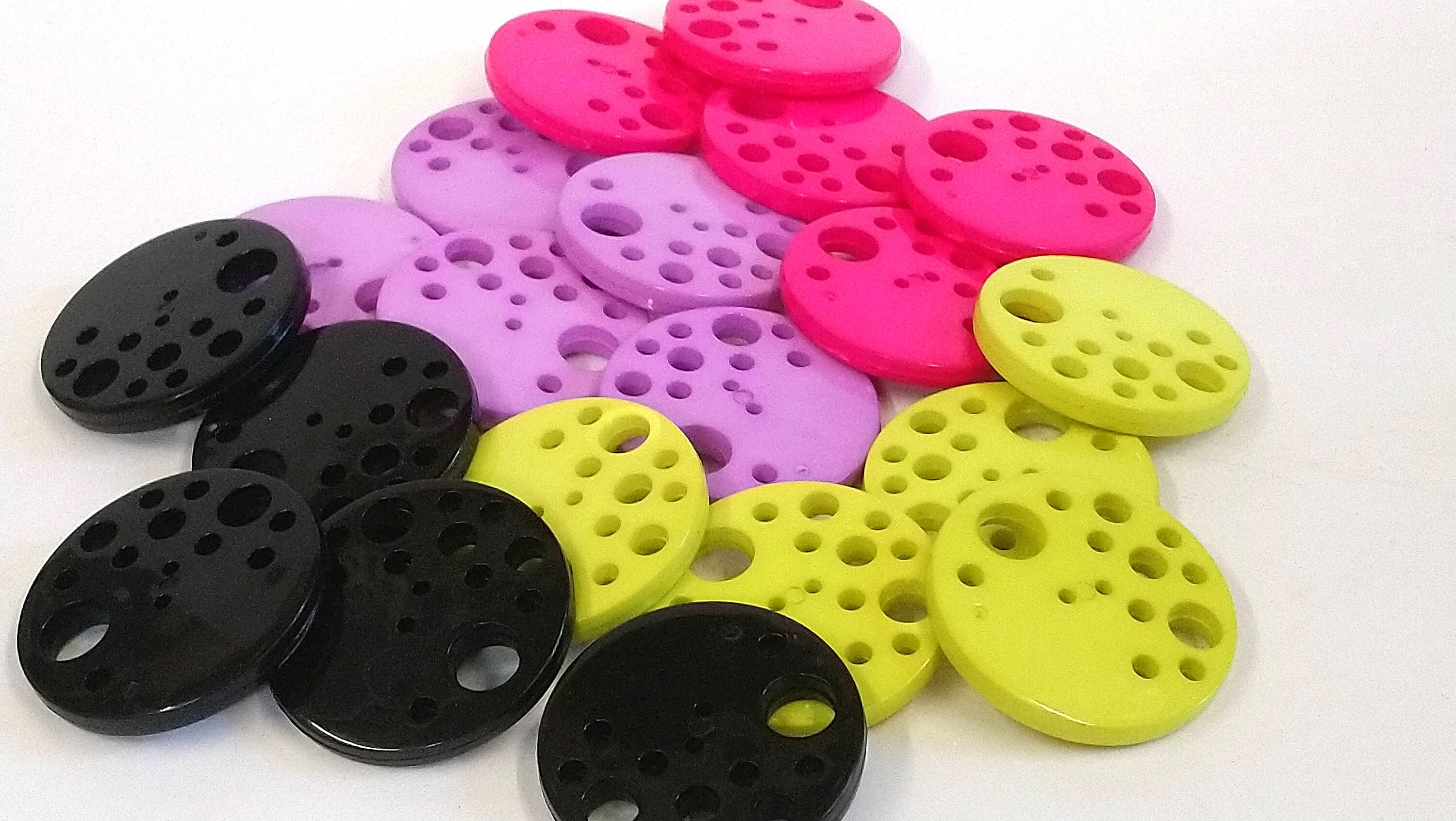 39mm Large Chunky Multi Hole Design Plastic Button Choice of - Etsy UK