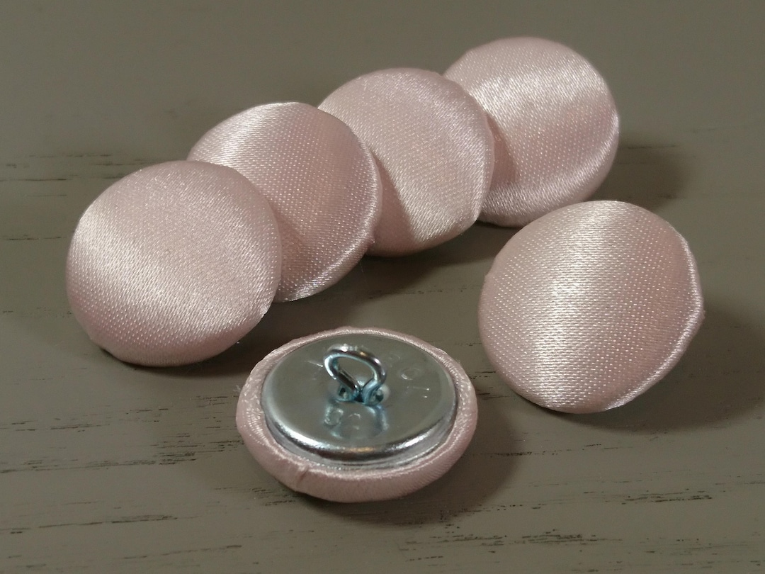 Pink Satin Sew on Buttons - Various Sizes - Etsy