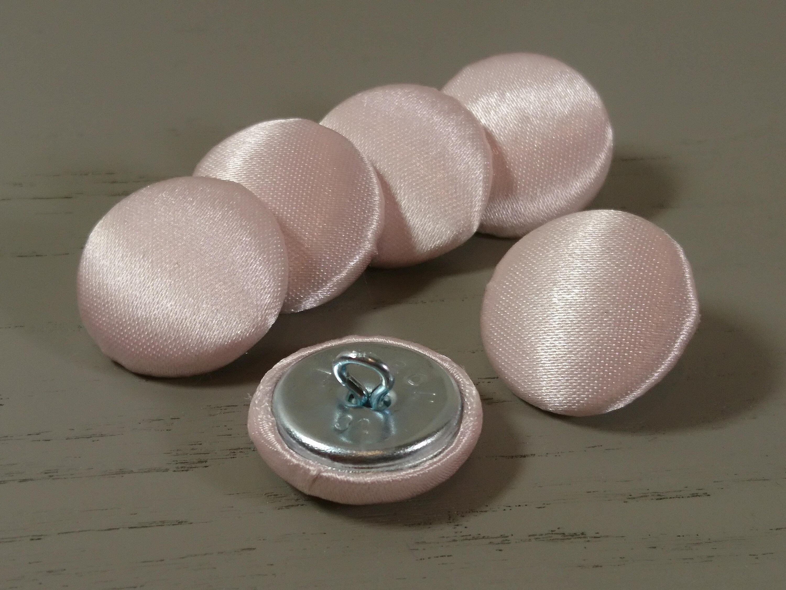 Pink Satin Sew on Buttons Various Sizes | Etsy