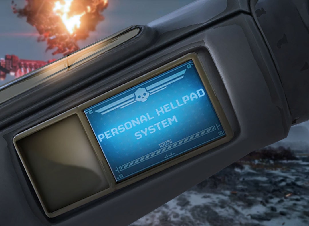 Helldivers 2 Animated hellpad Cosplay Arm-display Lenticular Screen Capable of Showing 2 Images ...