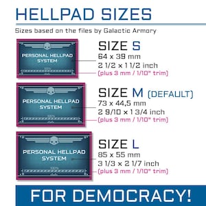 Helldivers 2 Animated "hellpad" Cosplay Arm-display – Lenticular Screen Capable of Showing 2 ...