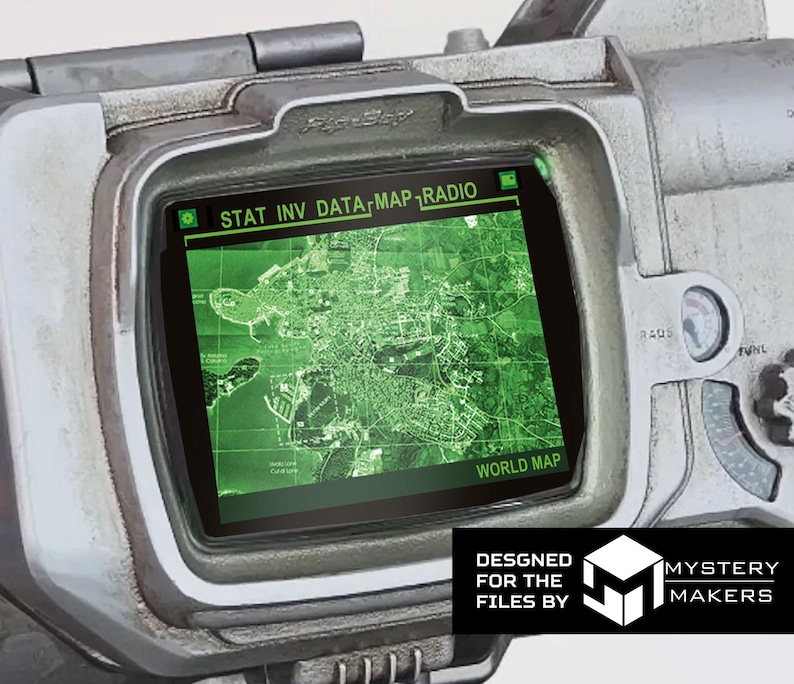 Animated DISPLAY for Fallout Pipboy (TV Show) Cosplay - Lenticular ...