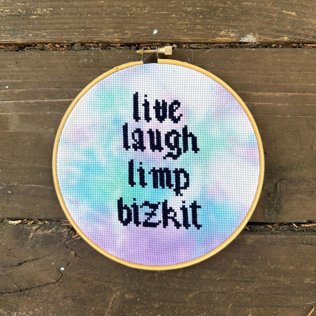 Live Laugh Limp Bizkit Cross Stitch - Etsy