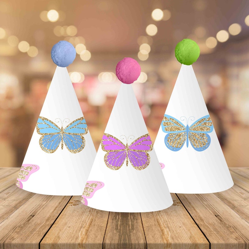 Hat With Butterflies - Etsy