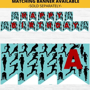 Runner Running Backdrop Background Printable Digital Instant Download ...