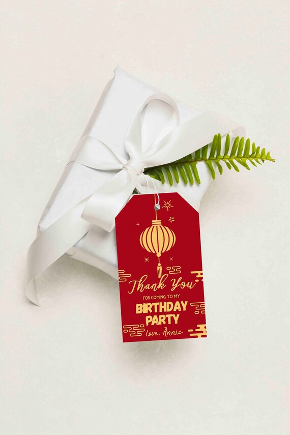 Editable Asian Chinese Japanese Favor Tags Asian Chinese - Etsy