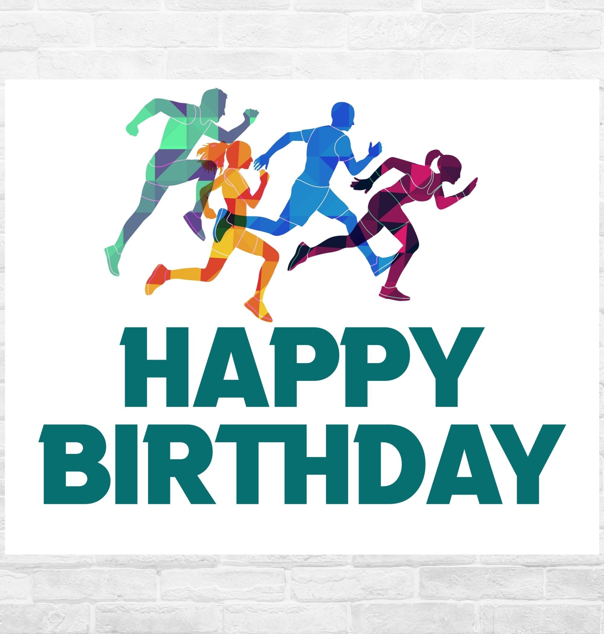 Runner Running Backdrop Background Printable Digital Instant Download ...