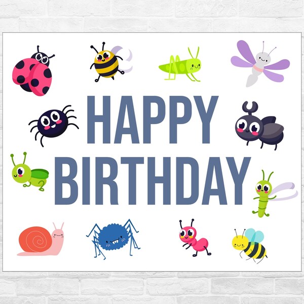 Bug Birthday Party - Etsy