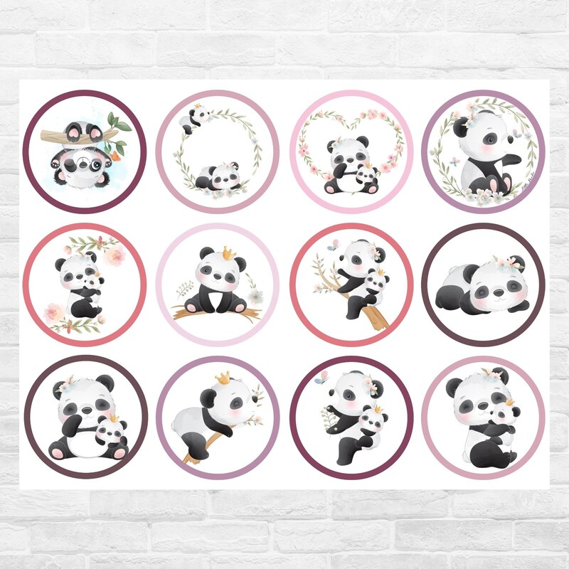 Panda Toppers - Etsy
