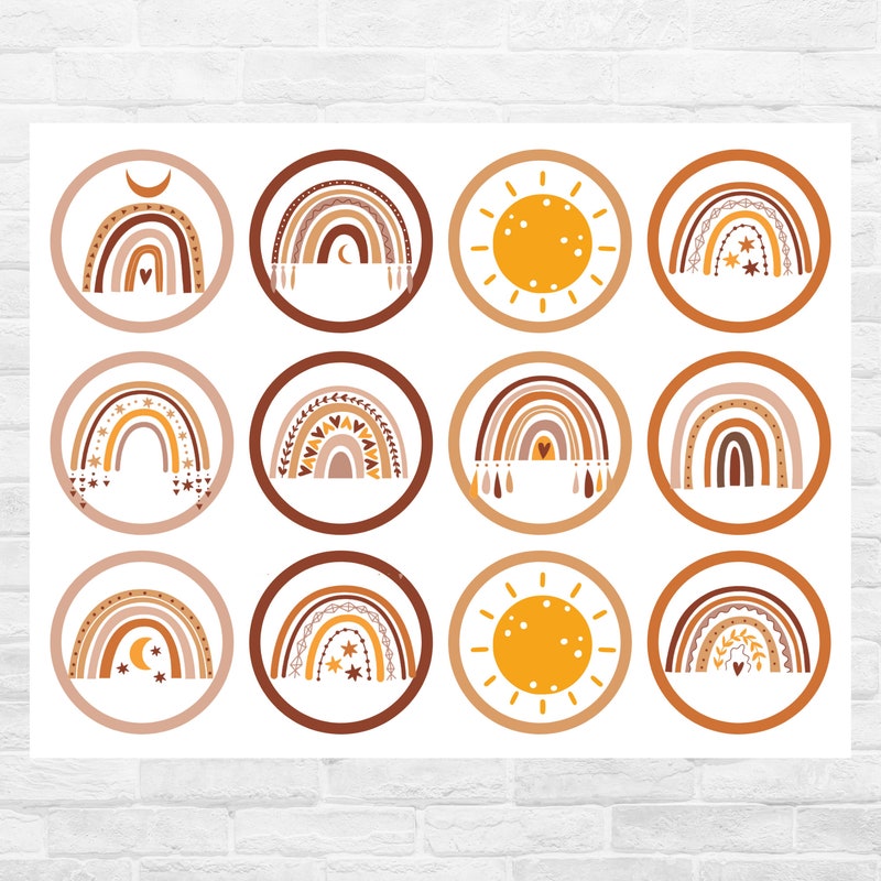 Boho Rainbow Colors - Etsy