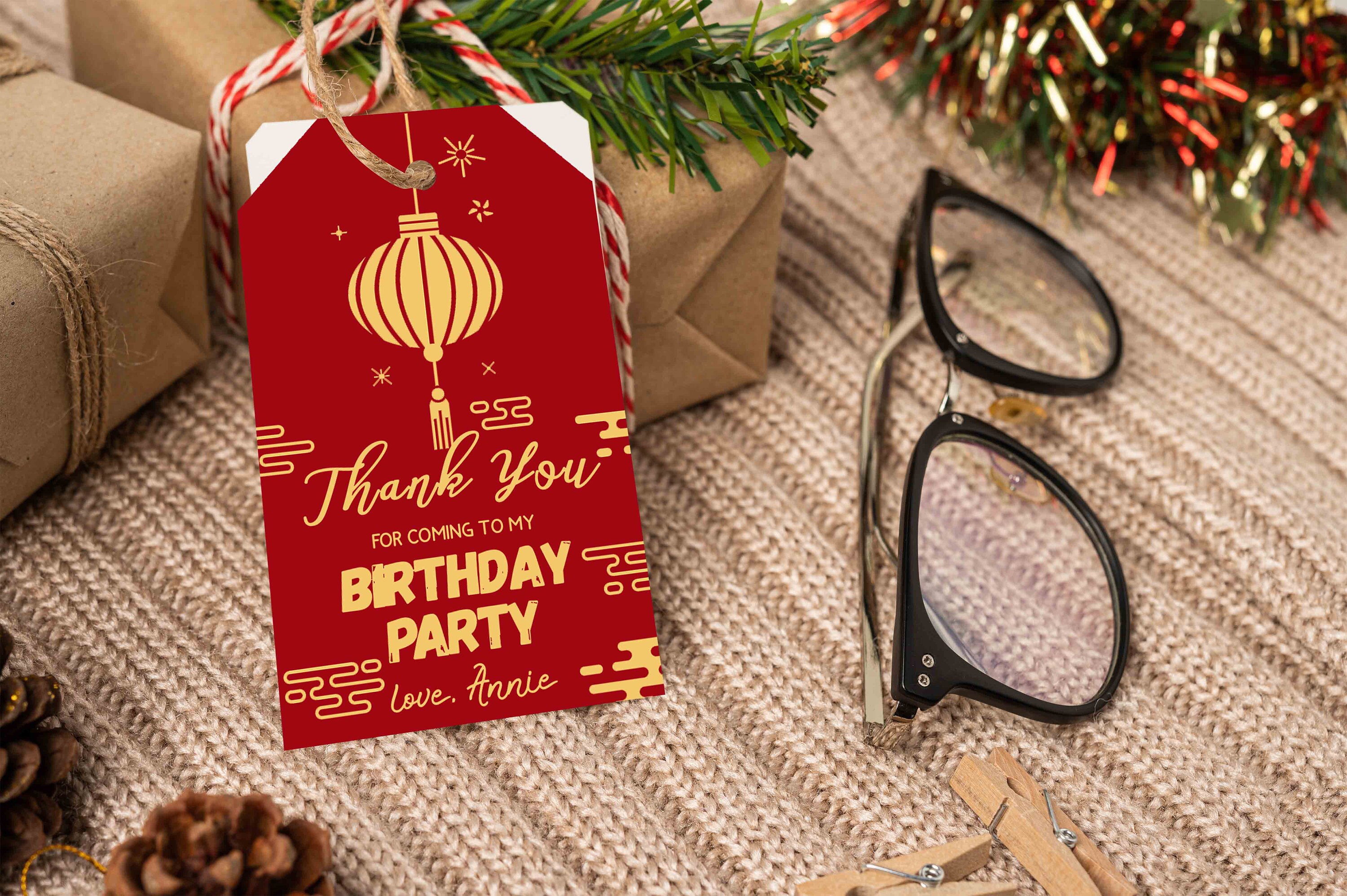 Editable Asian Chinese Japanese Favor Tags Asian Chinese Japanese Thank ...