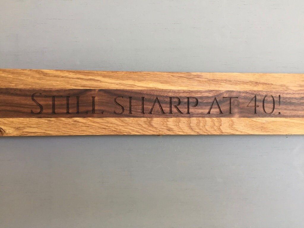 Magnetic Knife Rack Oak & Walnut Knife Rack Oak and | Etsy UK