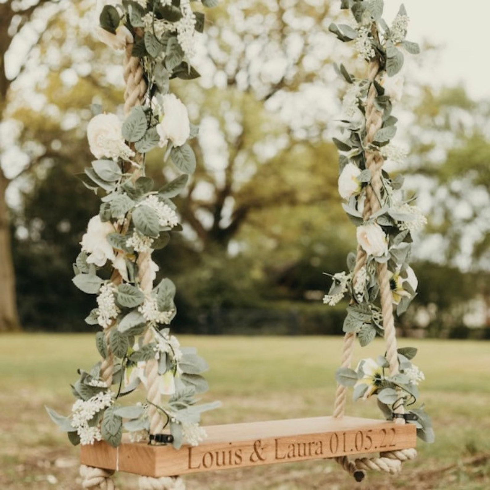 Tree Swing Family Swing Wooden Swing Wedding Swing - Etsy UK