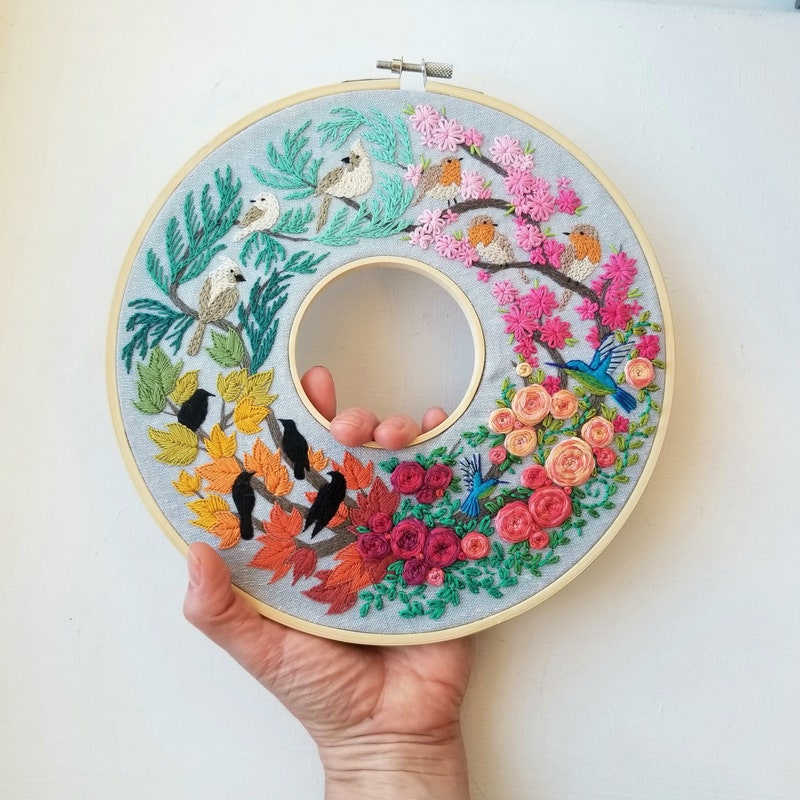 Modern Embroidery - Etsy