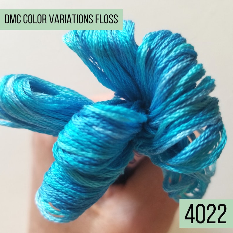 DMC Color Variations Cotton Embroidery Floss: 4000 Through 4040. Single ...